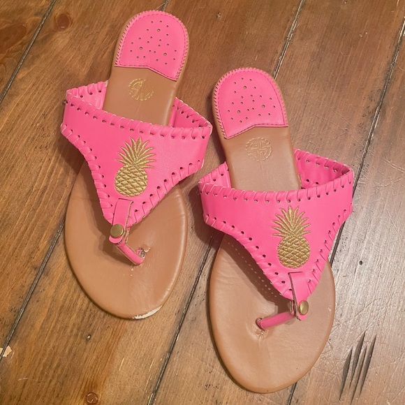 Simply Southern | Shoes | Simply Southern Pink Pineapple Sandals Size 7 ...